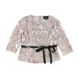 Alex Evenings | Tops | Alex Evenings Womens Lace Sequin Knit Blouse Nwt ...